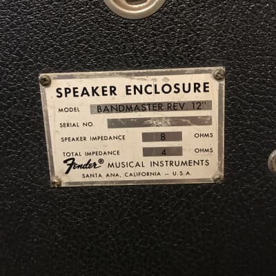 1968 Fender Bandmaster Reverb TFL5005D Drip Edge | Reverb