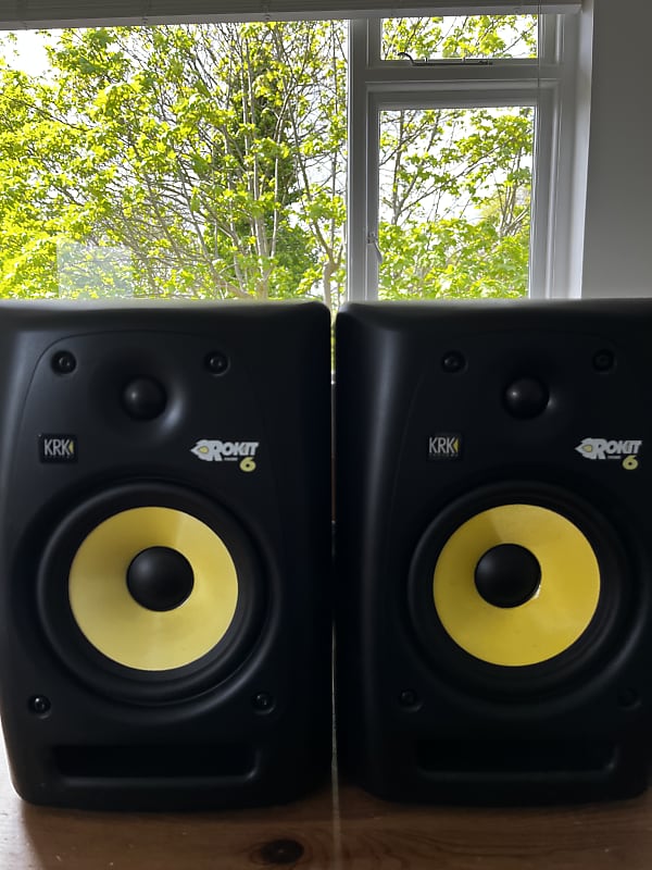 KRK Rokit 6 RPG2 2015 - Black and Yellow | Reverb