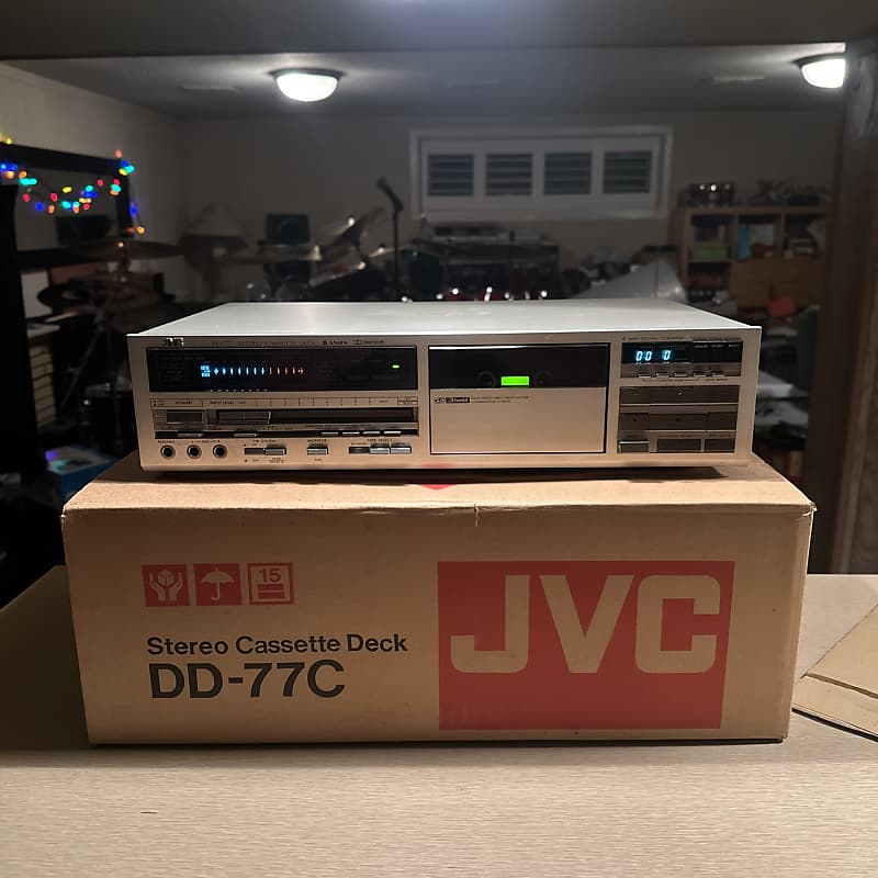 JVC DD-77 STEREO CASSETTE DECK X-CUT SA 3-HEAD DIRECT DRIVE | Reverb