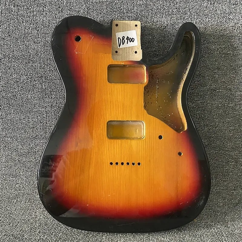 Telecaster Tele Style Guitar Tobacco Burst Finish Body DIY | Reverb