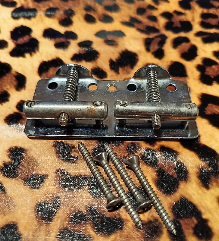 Vintage Fender Tele Bass Bridge | Reverb