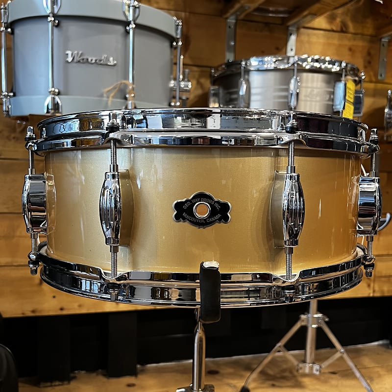 George Way Studio Maple 14x5.5 - Gold Top | Reverb