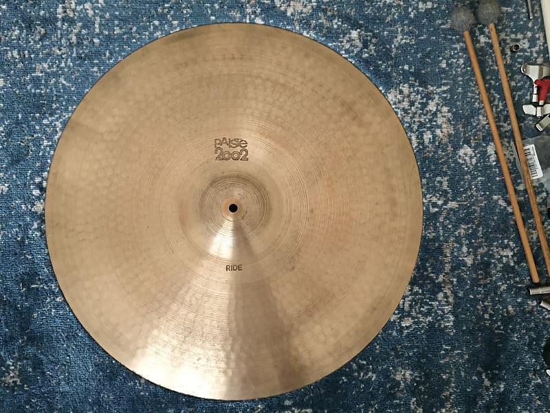 22” 1980 Paiste 2002 black label ride 2900g | Reverb