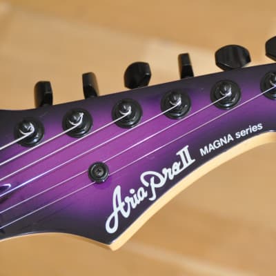 ARIA PRO II Magna Series HSS Purple Burst / Made In Korea / | Reverb