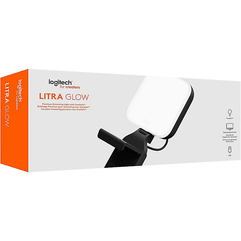 Logitech Litra Glow Premium Streaming Light with TrueSoft | Reverb