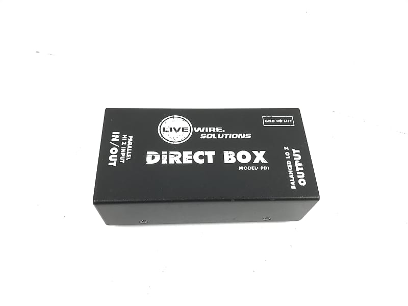 Live Wire Solutions PDI DIRECT BOX Passive Switchable Hi-Z | Reverb