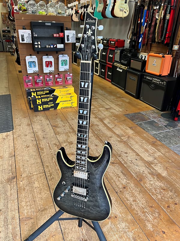 Schecter C-1 Custom LEFTY | Reverb