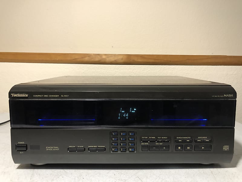 Technics SL-MC7 CD Changer 100 Compact Disc Player HiFi | Reverb