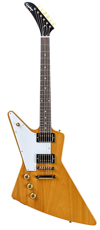 Epiphone 1958 Korina Explorer White Pickguard Reissue | Reverb Canada