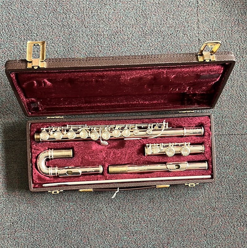 Buffet Crampon Straight & Curved Heads Silver Plated Flute, | Reverb