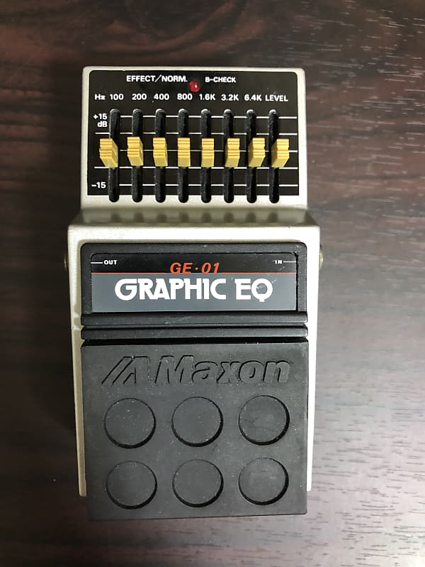 MAXON GE-01(graphic EQ) | Reverb