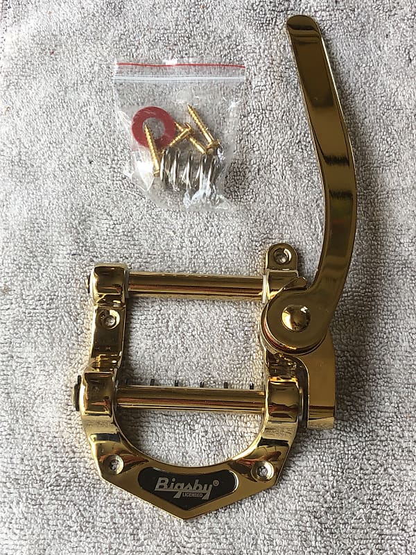 Bigsby B500 Style Vibrato Tailpiece - Gold | Reverb