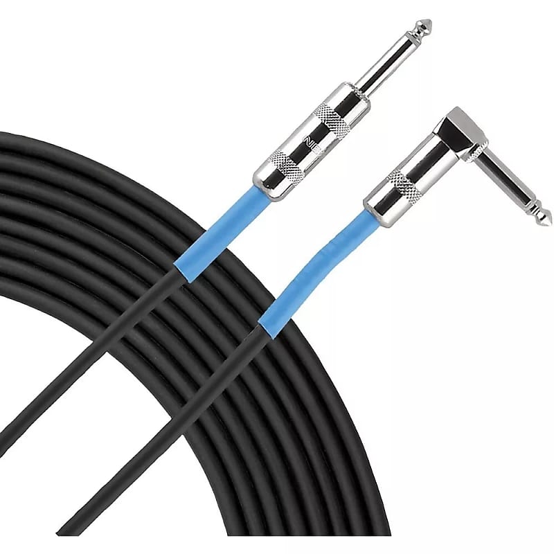Advantage Instrument Cable Angled/Straight 15 ft. Black | Reverb