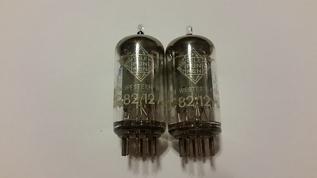 Telefunken 12AU7 Smooth Plate Tubes - Matched Pair | Reverb