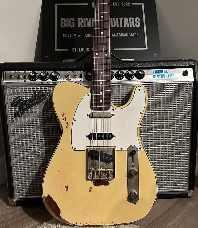 Big River/Fender Telecaster**Aged Butterscotch Nitro Heavy | Reverb