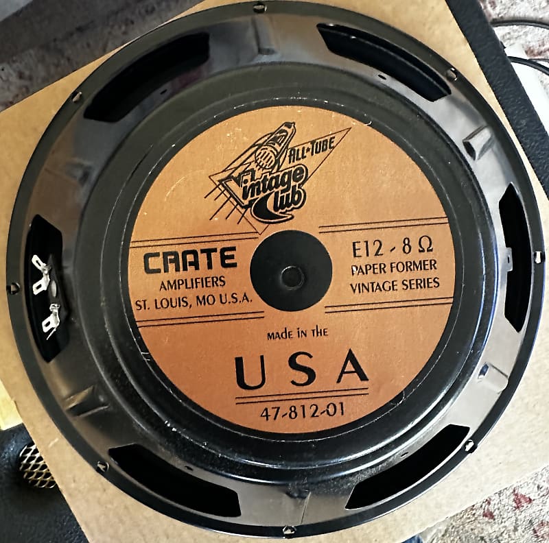 Eminence Crate Vintage Club 60W 8ohm speaker E12-8 late 90s - | Reverb