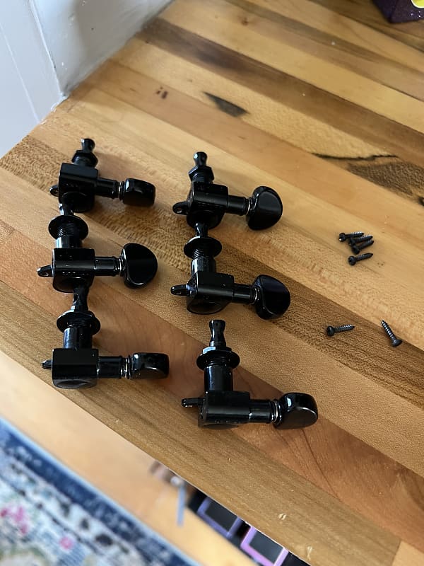 Grover Gibson Mini Locking 6-in-Line Rotomatic Tuners - | Reverb UK