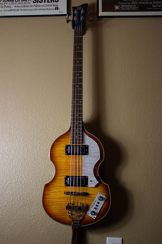 Rogue VB100 Violin Beatle Bass Sunburst | Reverb