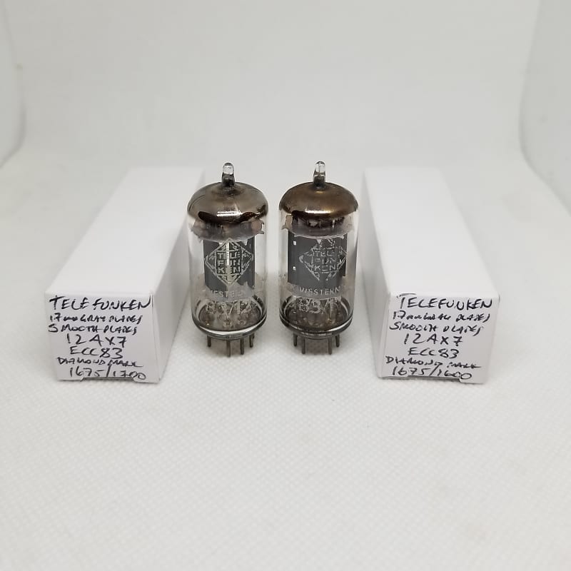 Matched Pair (5.8%) Telefunken 12AX7/ECC83 | Reverb France