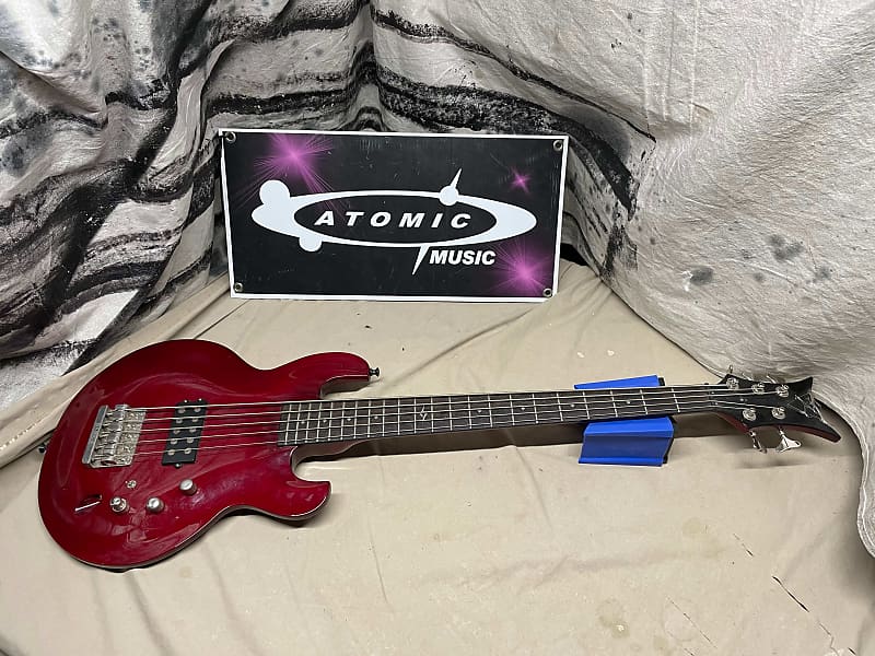 DBZ Imperial 5-String Double Cutaway Bass MIK Korea Red | Reverb