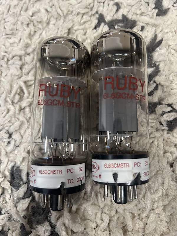 Ruby 6l6gcmstr tubs x2 | Reverb