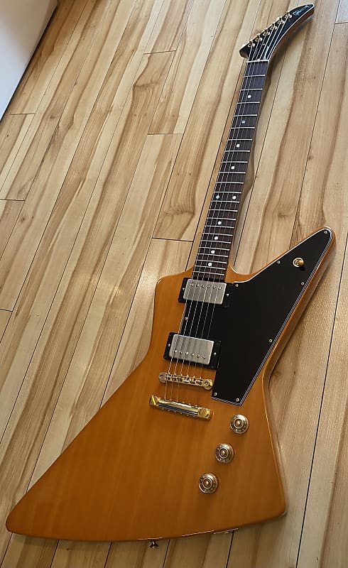 Epiphone 58 Korina Explorer 2022 - Antique natural | Reverb