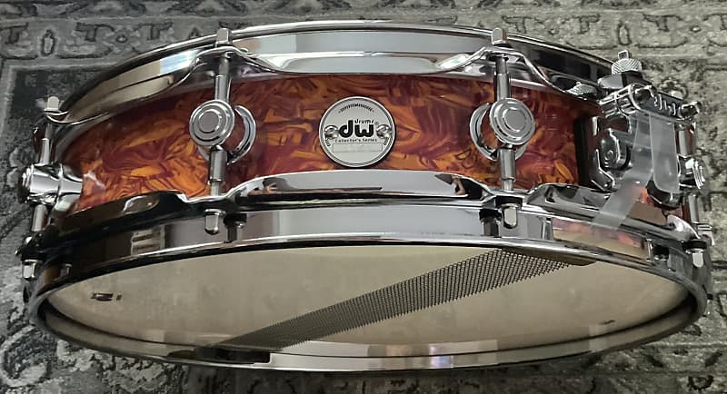 DW Collector’s Series Maple Pi Snare 3.14x14” Amber Swirl | Reverb