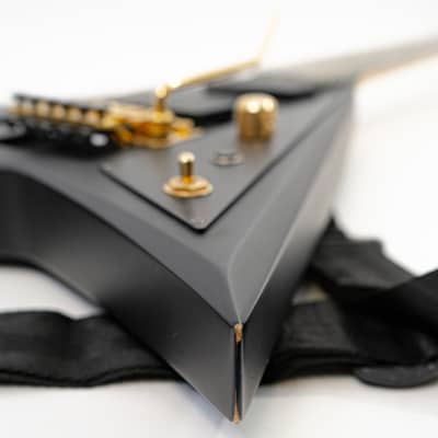 2013 Jackson Randy Rhodes Flying V Floyd Rose Matte Black | Reverb