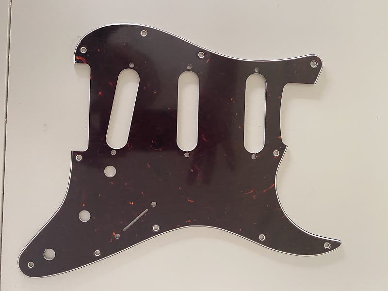 Fender Stratocaster SSS Tortoise Shell Pickguard, 11 Hole | Reverb