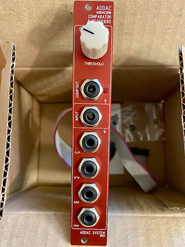 ADDAC System 208 Comparator & Rectifier Eurorack Module - red | Reverb