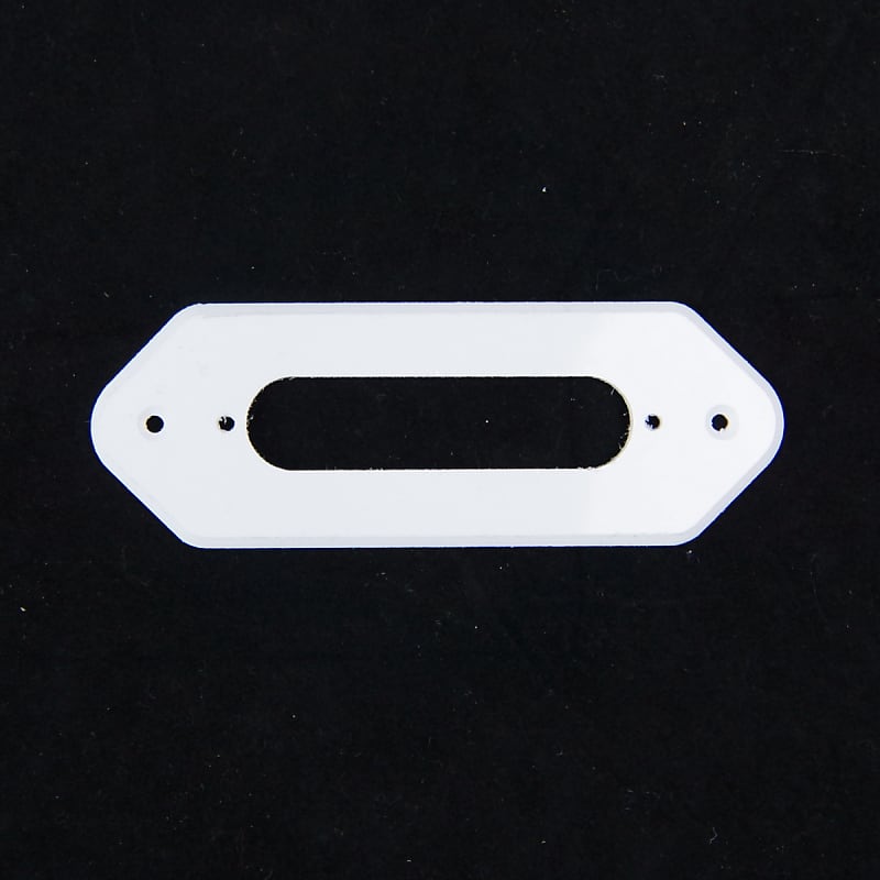 P90 Dog-ear to Tele Neck Pickup Adapter Ring, 1Ply White | Reverb