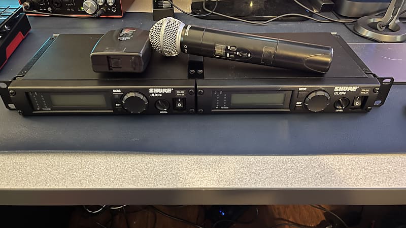 Shure ULX P4 dual receivers and transmitters package | Reverb