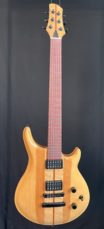 Handmade solid body guitar Solid body - Blonde French polish | Reverb
