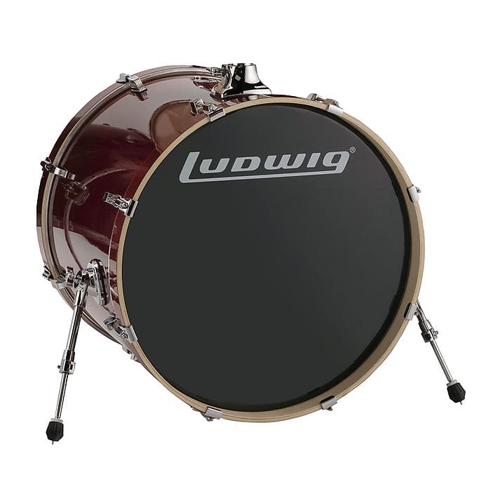 Ludwig Element Evolution Bass Drum 16x20 Kick Drum, Red | Reverb