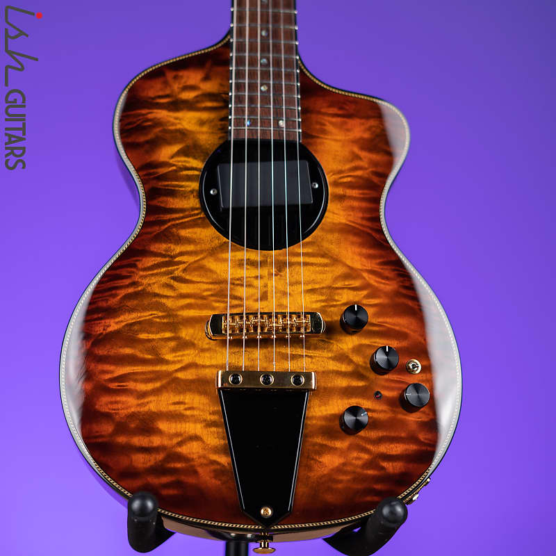 2015 Rick Turner Model 1 Quilted Maple Burst | Reverb