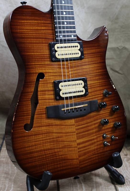 Carvin AE185 - Flamed Maple Top - Semi-Hollow Electric Guitar | Reverb