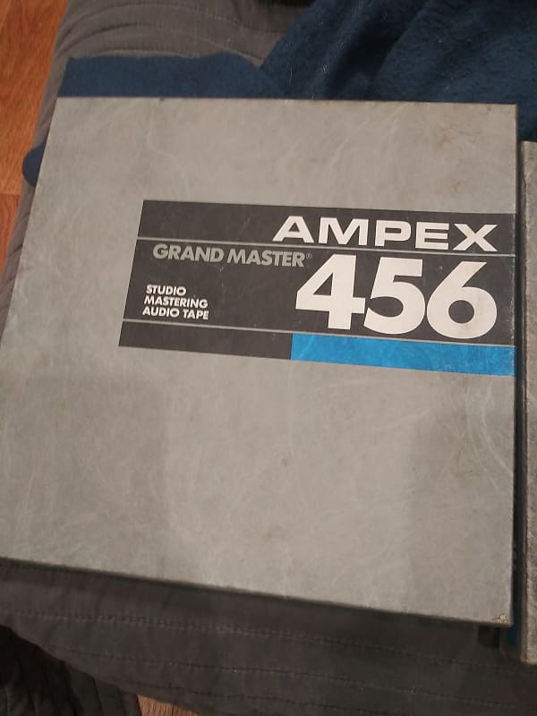 (2) Ampex 456 - 1/2" Studio Mastering Audio Tape(s) 2,500' | Reverb
