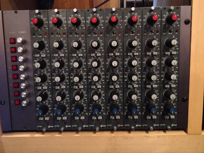 Shep Neve 31105 Loaded 8-Way Rack 1994-1995 Grey | Reverb