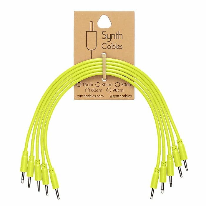 Synth Cables PVC 3.5mm Mono TS Male Patch Cables | Reverb