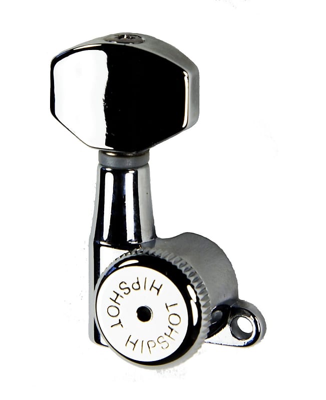 Hipshot Grip-Lock Enclosed 3x3 Chrome locking tuner (includes | Reverb