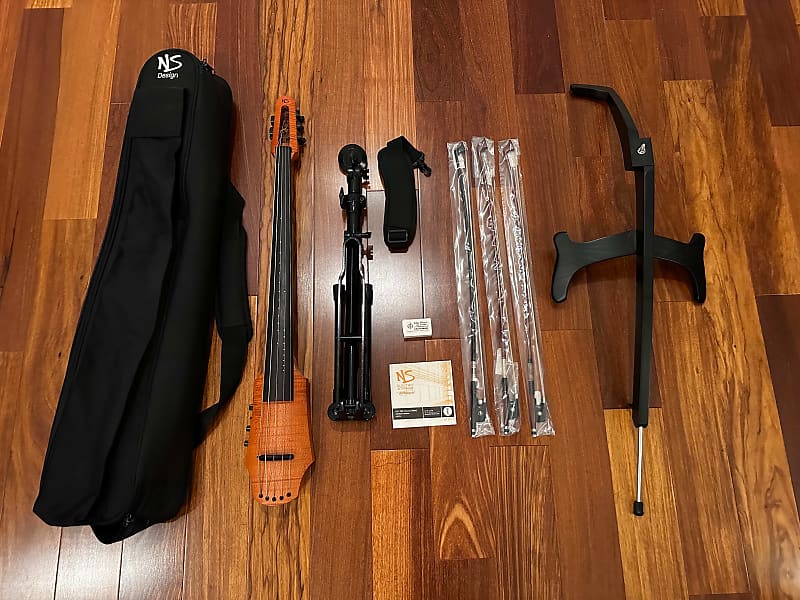 NS Design CR 5-String Electric Cello, with Tripod Stand, Gig | Reverb