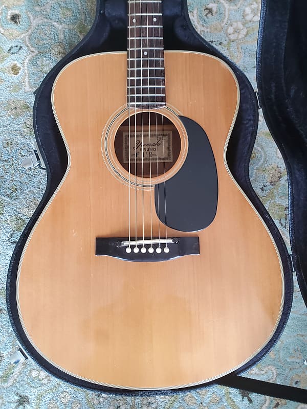 1970s Vintage Yamaki Bruno F-112 Acoustic OOO Size Guitar, | Reverb