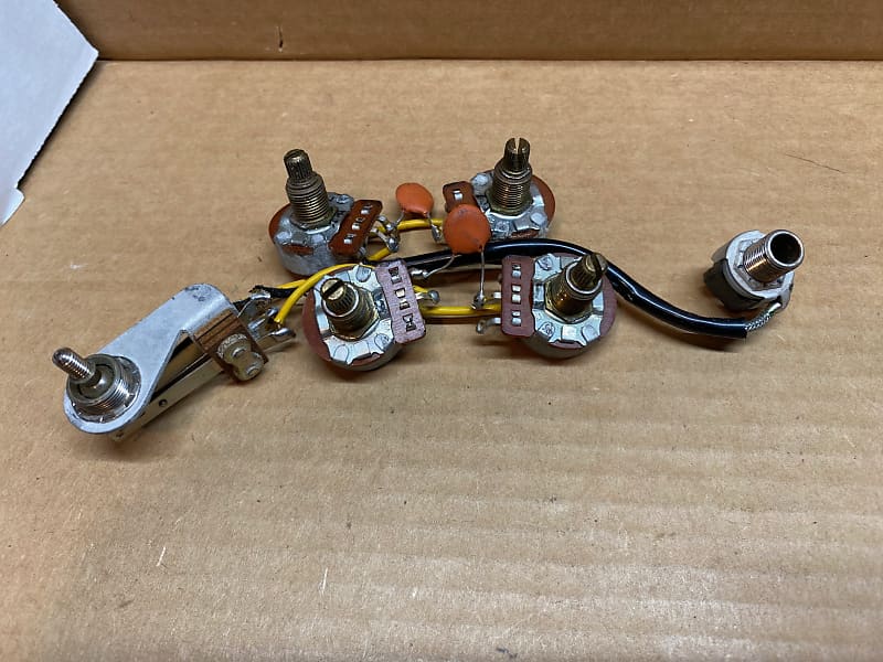 Gibson Vintage 1973 SG Control Harness Pots Volume Tone 3 Way | Reverb