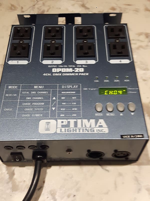 Optima Optima Lighting OPDM-20 4-Channel DMX Dimmer Pack | Reverb