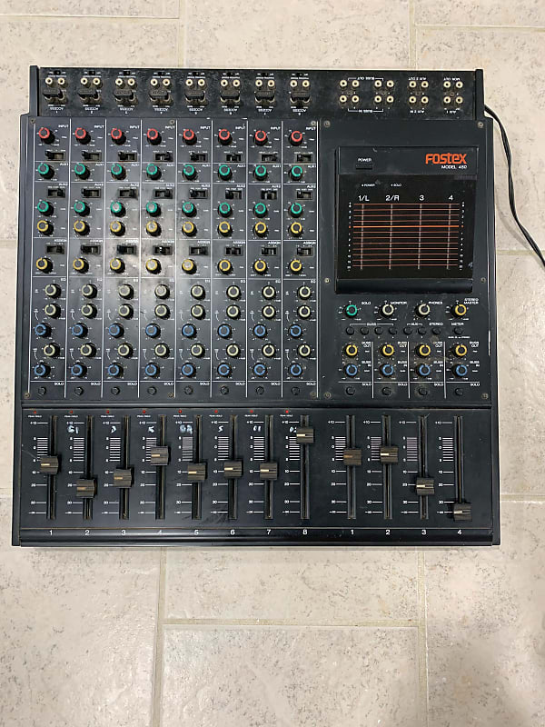 Fostex 450 8-Channel Professional Studio Mixing Console | Reverb