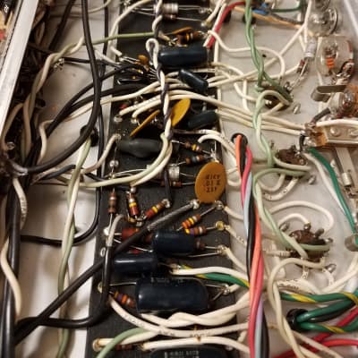 Vintage Fender Twin Reverb Chassis - clean and original | Reverb