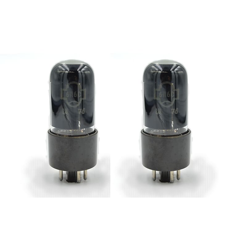 NEW Old Stock Black Glass 6V6GT Russian Top Grade MATCHED | Reverb