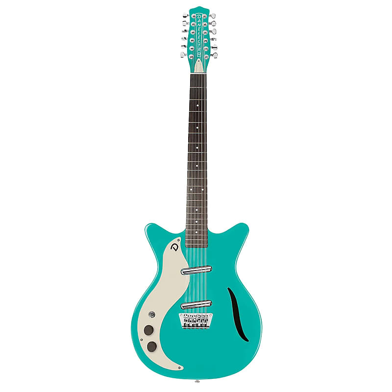 Danelectro DV12-LFT-DAQUA Vinatge Shorthorn Shape 12-String | Reverb