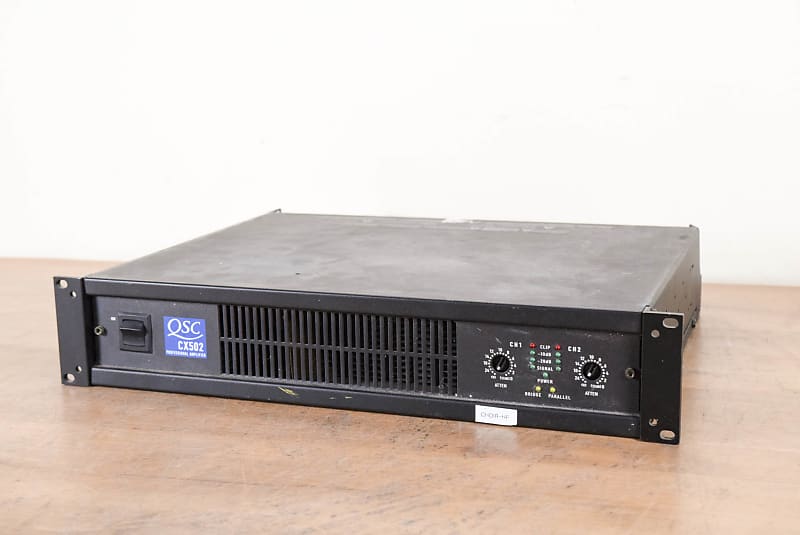 QSC CX502 Two-Channel Power Amplifier (church owned) | Reverb UK
