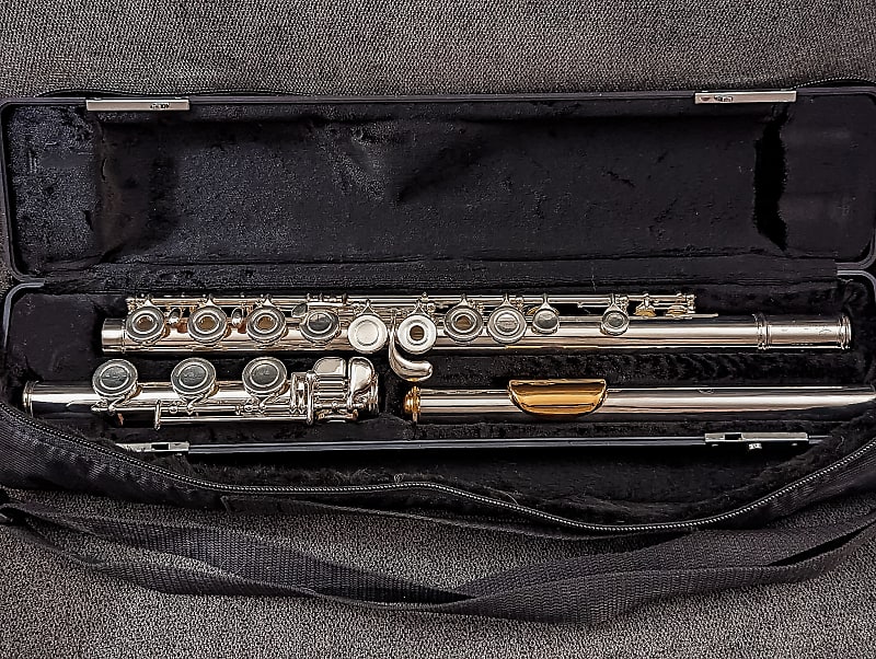 Solid Silver Flute, Armstrong 800 BOF | Reverb